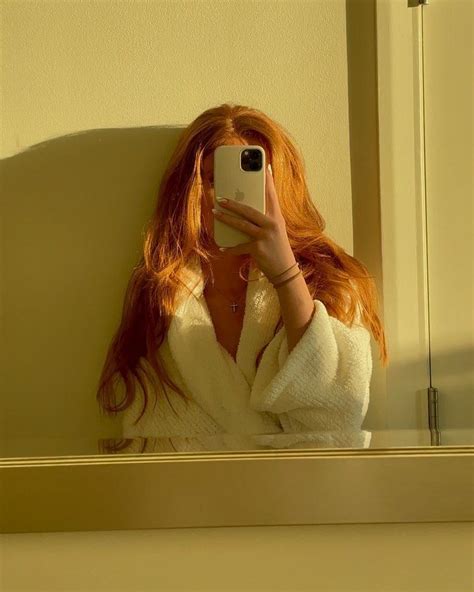 Redhead Selfie Aesthetic