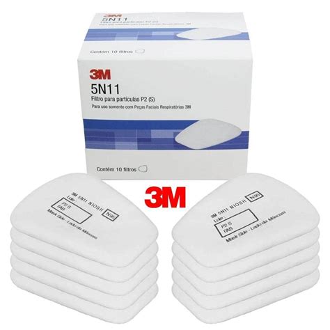 3m Particulate Filter 5n11 N95 Respiratory Protection Pack Of 10 Industrial
