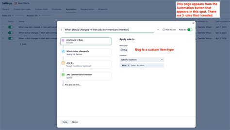 Creating Automations The Difference Between Settings And The