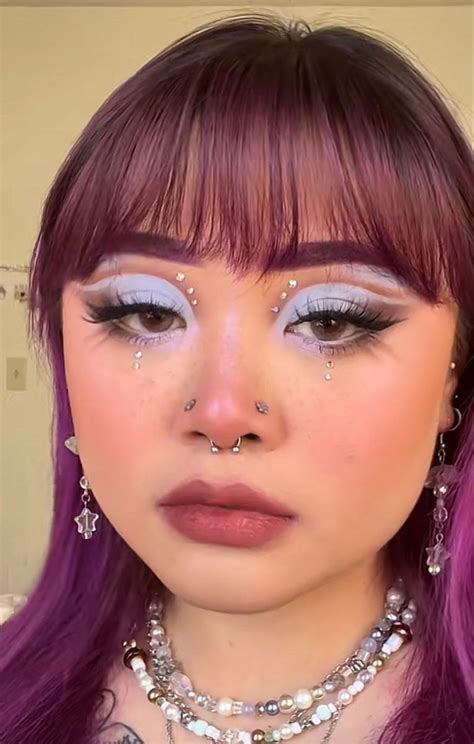 Swag Makeup Emo Makeup Rave Makeup No Eyeliner Makeup Beauty Makeup Eyeshadow Face Art