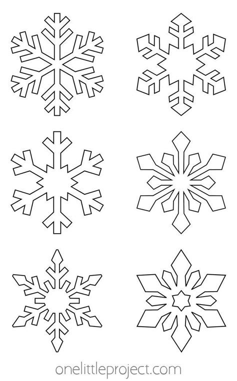 Snowflake Template Snowflake Template Printable Snowflake Template