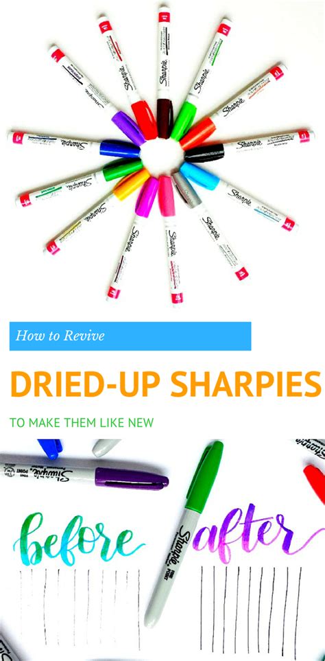How To Revive Dried Up Sharpies Gelpennen Alcohol Inkten Alcohol