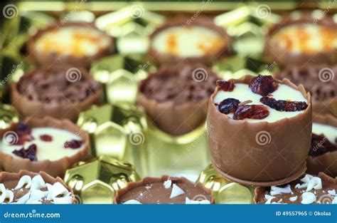 Assorted Chocolate Confectionery Stock Image Image Of Cocoa