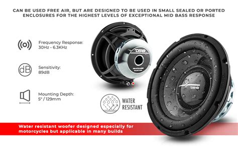 Ds18 Pro Ry104nmb 10 Carbon Fiber Mid Bass Water