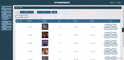 java计算机毕业设计电子竞技赛事管理系统（附源码 springboot 开题 论文 部署） 电竞赛事管理系统 csdn博客
