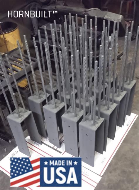 Pole Barn Post Frame Wet Set Brackets 3 Ply 6” Standard Hornbuilt