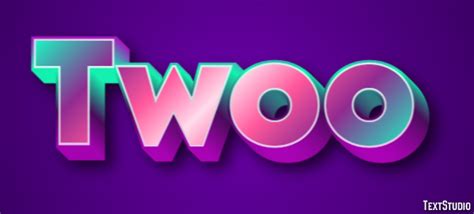 Twoo Text Effect And Logo Design Social Network