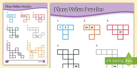 Place Value Puzzles Teacher Made Twinkl