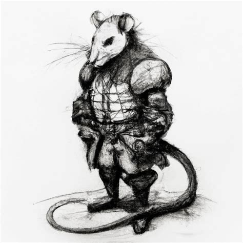 Sketch Of A Rat Man By Seiusui On Deviantart