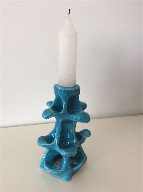 Candelabro Cerámica Hecha A Mano Cerámica