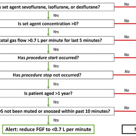 Fresh Gas Flow Clinical Decision Support System Firing Rate After Fresh
