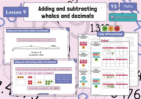 Year 5 Decimals Part 2 Adding And Subtracting Wholes And Decimals