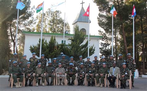 Force Commander Head Of Mission Tour Of Camp Faouar 22 November 2017