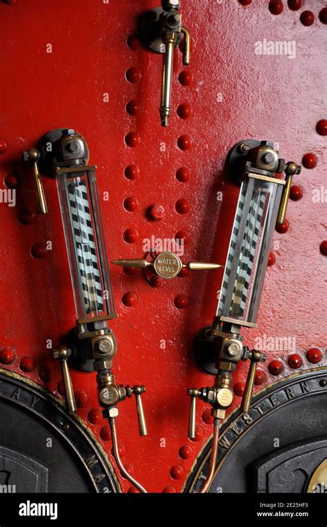 Water Level Gauges On The Boiler Which Provides The Steam To Operate