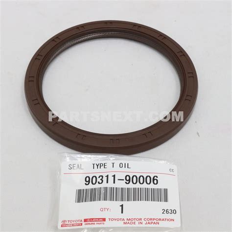 Toyota 90311 90006 Seal Engine Rear Oil