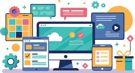 Ui Ux Interface Elements And Browser Windows Web Design Software
