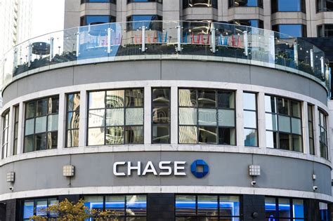 Chicago Illinois Usa October 08 2024 Chase Bank Logo Chase Bank