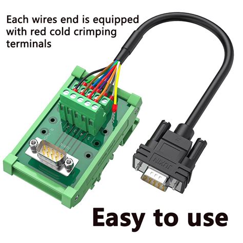 2pack Db9 Connector Rs232 Serial Cable 1 3ft Db9 Australia Ubuy