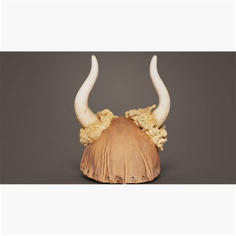 Viking Skin Horn Hat 3d Model Download Armor On