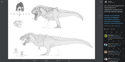 Brand New Hyperendocrin Rex Concept Art Scrolller