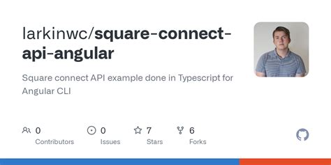 GitHub Larkinwc Square Connect Api Angular Square Connect API Example Done In Typescript For