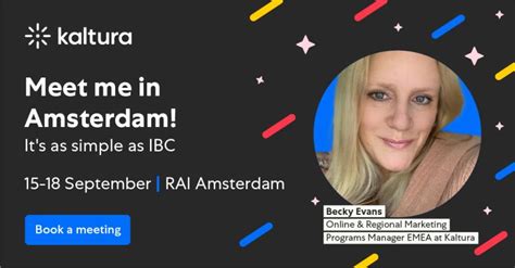 Becky Evans On Linkedin Heading To Ibc International Broadcasting Convention In Amsterdam Next