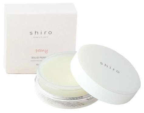 Peony ピオニー By Shiro Solid Perfume Reviews And Perfume Facts