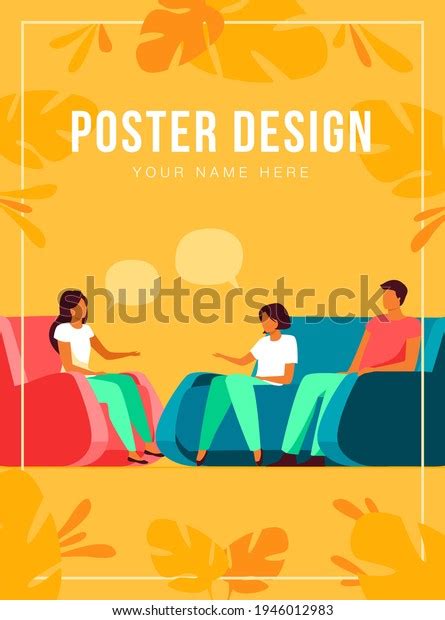 Group Therapy Support Concept People Meeting Stock Vector Royalty Free 1946012983 Shutterstock