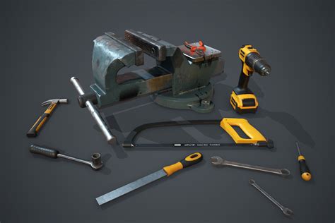 Garage Tools 3d Tools Unity Asset Store