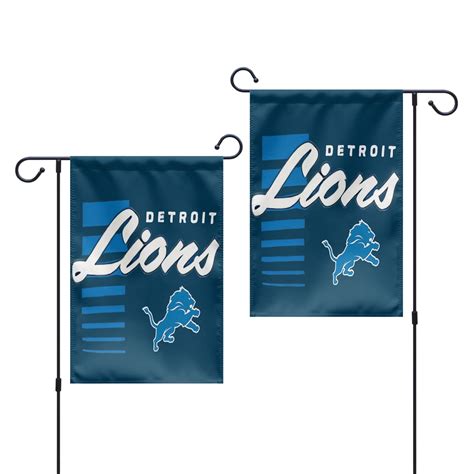 Det Roit Lions Garden Flag 17 7 27 5in Porch Patio Lawn Seasonal Outside Mini Yard Decorations