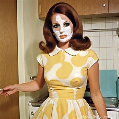 Mary Ann Summers 1960s Slapstick Moment Stable Diffusion Online