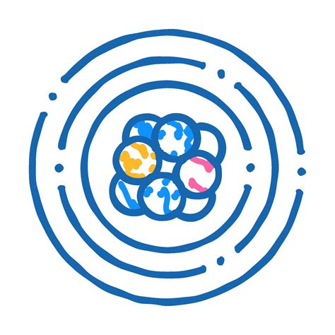 Atom Electron Icon Doodle Illustration 49833544 Vector Art At Vecteezy