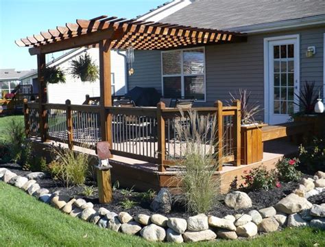 Landscaping Around Deck Landscape Architecture Modern Park Design