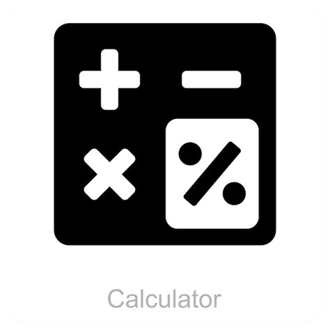Maths Class Icon Premium Vector