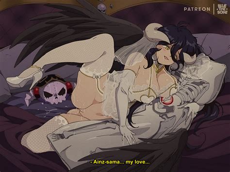 Rule 34 1girls After Masturbation After Orgasm Albedo Overlord Ass Bed Big Breasts Black
