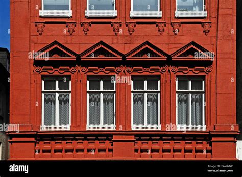 Classicist House Facade Hauptstr 127 Heidelberg Baden Wuerttemberg