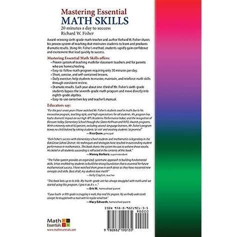 Mastering Essential Math Skills Book 2 Middle Grades