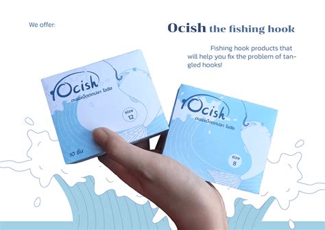 Ocish Fishing Hook Packaging Design Behance
