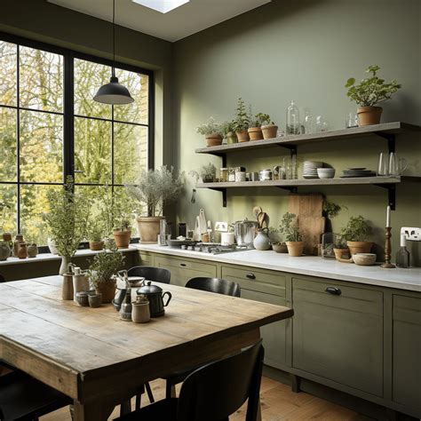 Cuisine Vert Olive 13 Idées Tendances Avec Cette Couleur