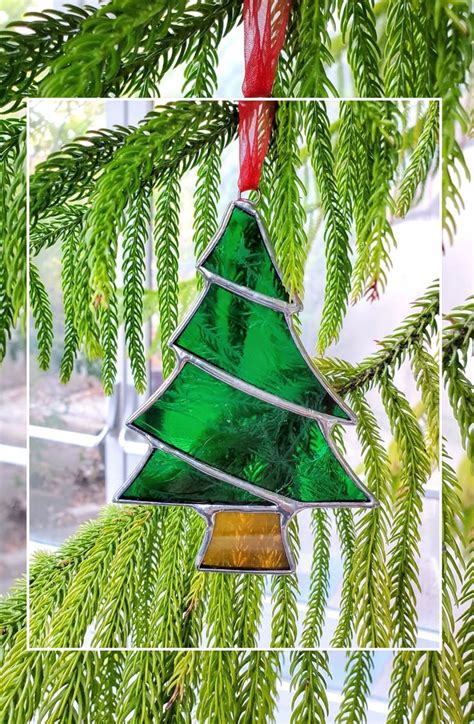 Stained Glass Christmas Decoration Christmas Ornament Glass Ornament
