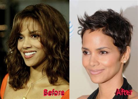 Halle Berry Before Nose Job