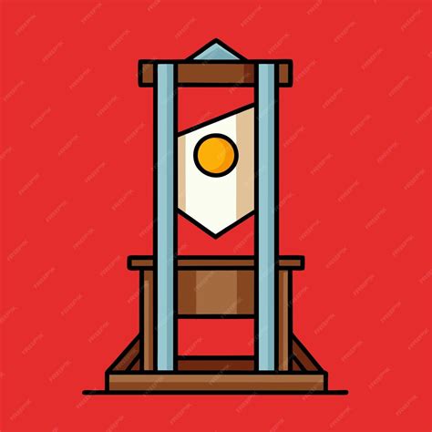 Guillotine Icon Clipart Vector Art And Illustration Premium Ai