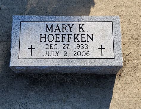 Mary K Heffner Hoeffken 1933 2006 Find A Grave Memorial