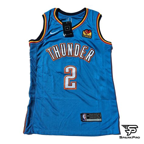 Camiseta Nba Oklahoma City Thunder 2 Gilgeous Alexander Azul