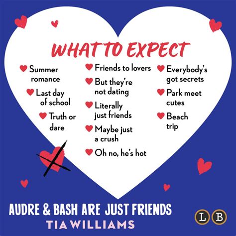Audre And Bash Are Just Friends By Tia Williams Hachette Book Group