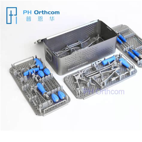 Spinal Fixation Instruments Set For 55 And 60mm Pedicle Screws And Rods Oem Available For 4