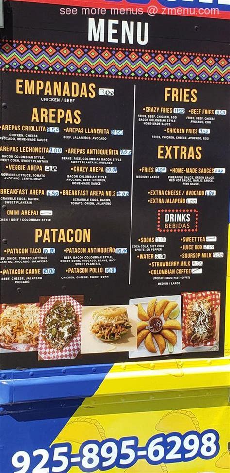 Online Menu Of Crazy Empanada Restaurant Livermore California 94583