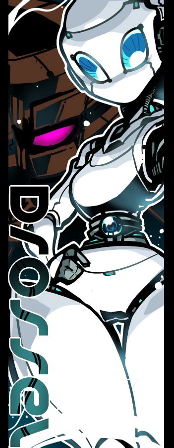 Drossel Von Flugel Gedachtnis Fireball Series 1girl Blue Eyes One Eyed Pink Eyes Robot