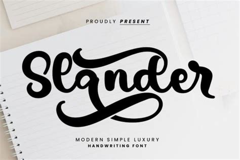 Slander Font By Yanstudio · Creative Fabrica