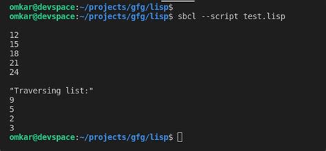 LISP 中的循环 码农参考
